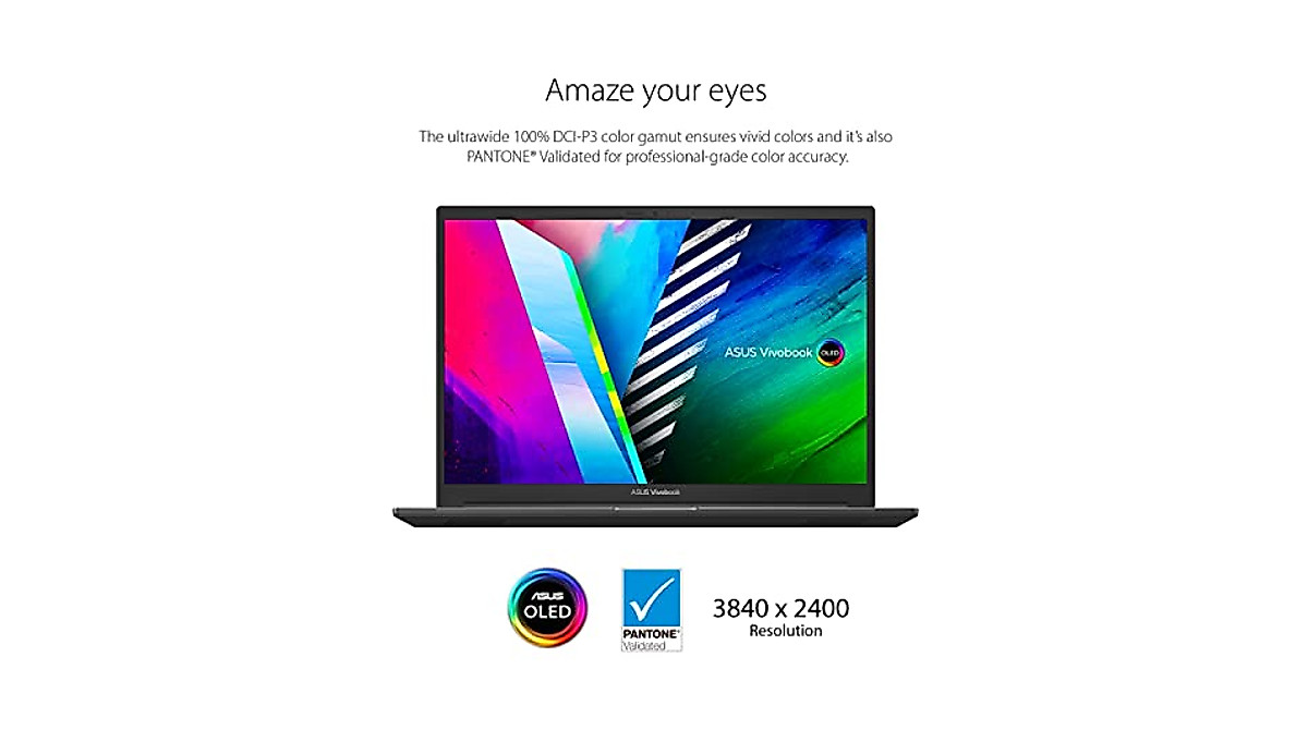 ASUS VivoBook Pro 16X OLED Slim Laptop with 4K Display & RTX 3050 Ti
