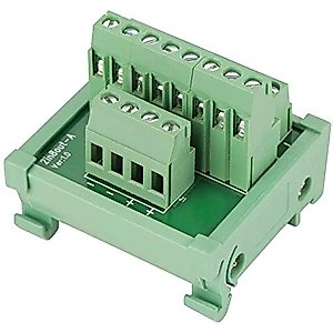 ZYM119 Module Card 2 to 8 Output Module Breakout Card DIN Rail and Panel Mount Power Distribution Circuit Board