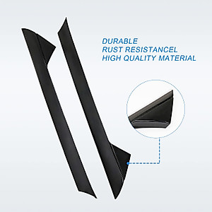CARMOCAR A-Pillar Front Molding Windshield Outer Trim Replacement for 2011-2019 Ford Explorer 4 Door Utility (Left & Right) Replaces BB5Z-7803145-AA BB5Z-7803137-AB BB5Z7803136AA BB5Z7803136AB