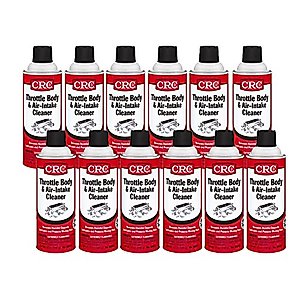 CRC 05078-12PK Throttle Body & Air Intake Cleaner, 12 fl. oz, 12 Pack