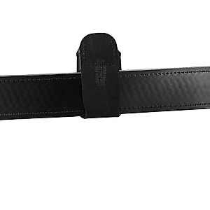 Perfect Fit Silent Key Holder Police Duty Belt Key Keeper Handcuff Key Holder Black Leather Basketweave