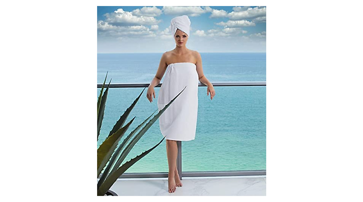 Boca Terry Spa Wrap for Women - Comfortable & Versatile