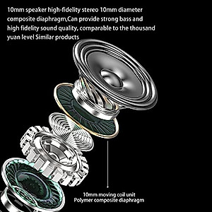 HiFi Bluetooth Earbuds, Bluetooth Headset Game Music Dual Ear Wireless Sport Earphone Intelligent Noise Reduction Waterproof Headset