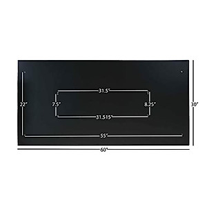Titan Fitness Universal Desk Top - 30" x 60" Black