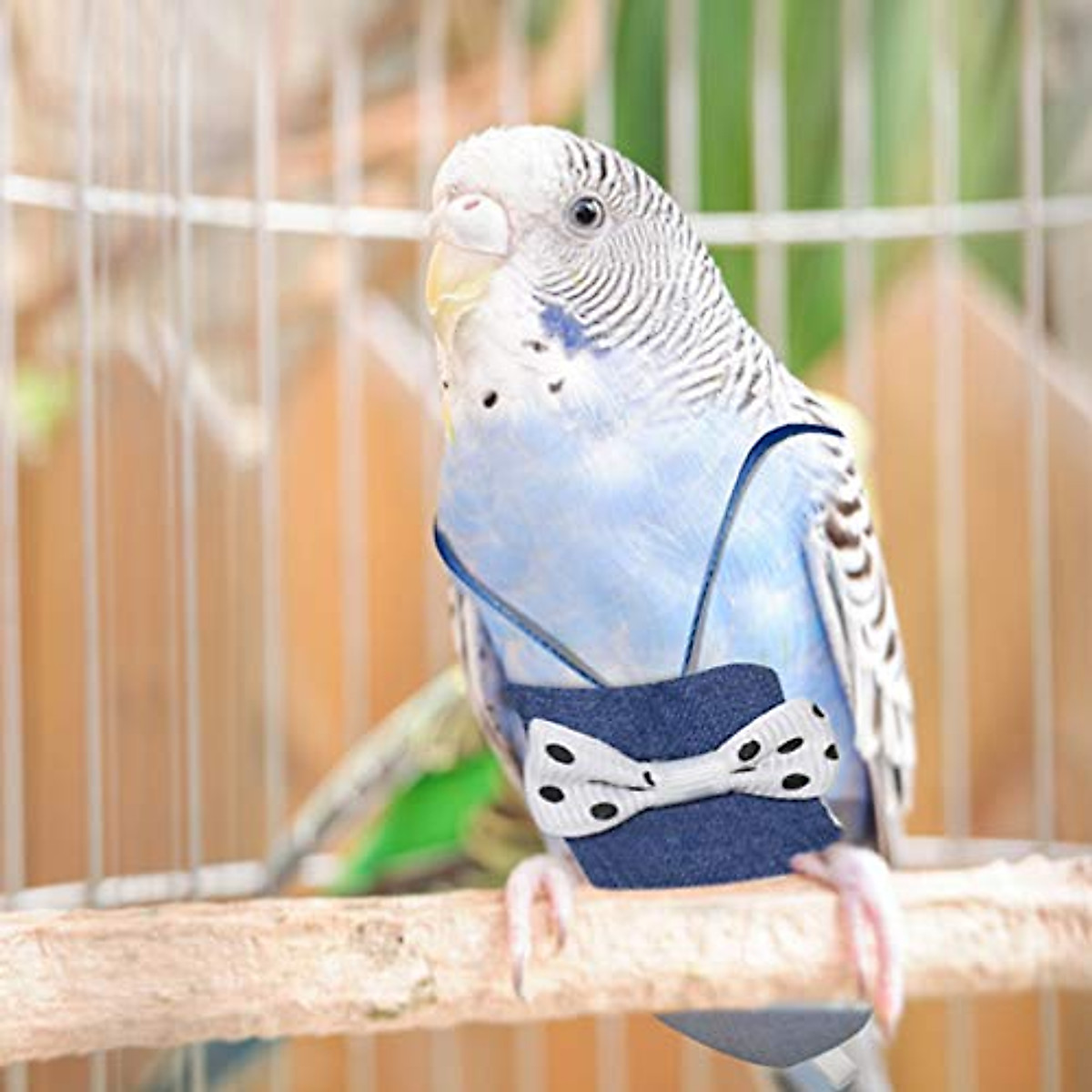 balacoo Birds Parrot Flight Suit Diaper Soft Birds Flight Suits with Leash Hole Bird Diaper Parrot Washable Diapers