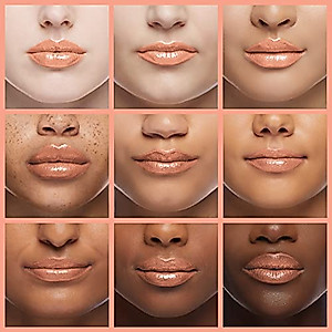 Yasovigi Hydrating Lip Oil Plumping Lip Tint Moisturizing Lip Gloss, Transparent Lip Balm Care Stick Nourishing Repairing Non-sticky, Moisture&Lighten Lip Lines (Pink)