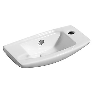 ALFI brand ABC115 Bathroom Sink, 20.25"L x 9.88"W x 6.75"H, White