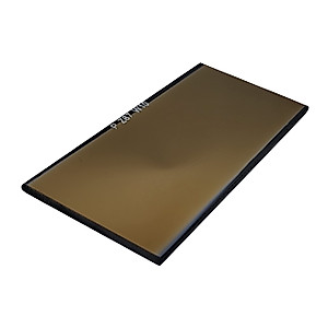 Best Welds Hardened Glass Gold Replacement Welding Lens – Advanced Passive Filter Plate 2" x 4-1/4" – Shade 9, 10, 11 & 12