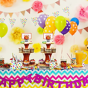 Basketball Theme Party Cupcake Stand Decorations, 3 Tier Sports Theme Party Cupcake Tower Baseball Basketball Birthday Party Table Decorations for Teenagers Baseball Basketball Sports (Basketball)