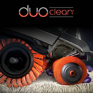 Shark QU202Q DuoClean Slim Upright Vacuum (Red) (Renewed)