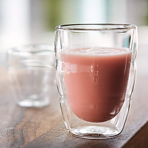 BODUM Pilatus Double, 2 Count (Pack of 1), Transparent, 8