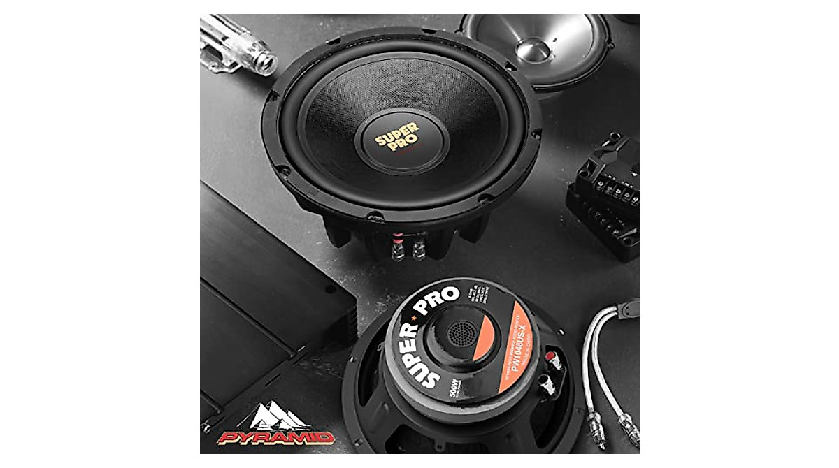 Pyramid 10 Inch Car Subwoofer - 500W High Power Sound System