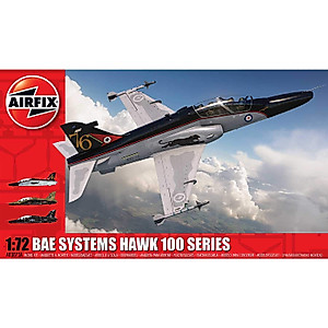 Airfix Model Airplane Kit Gift Set - A03073A BAE Systems Hawk 100 Series, Plastic Plane Model Kits for Adults & Kids 14+, Skill Level 2, 1:72 Scale WW2 Military Aircraft - Real Aeroplane Model Gifts