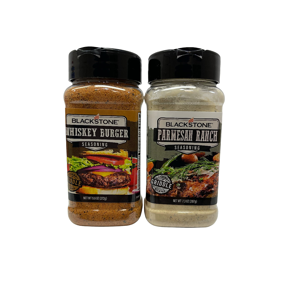 Blackstone BBQ & Grilling Seasoning Bundle: Whiskey Burger, Parmesan Ranch, & ThisNThat Recipe Card