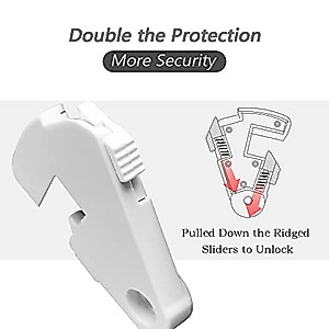 Toggle Light Switch Guard, ILIVABLE Child Proof Switch Plate Cover Rotary Lock Protects Your Lights from Being Accidentally Turned On or Off by Children and Adults (White, 2 Pack)