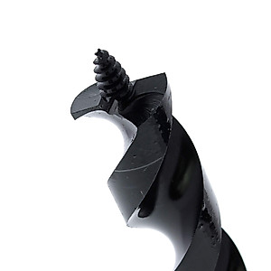 IDEAL Electrical 35-814 Nailbiter™ 7-1/2 in. Ship Auger – 7/8 in. Drill Bit w/ Dual-Helix Head, 60 deg. Angled Design