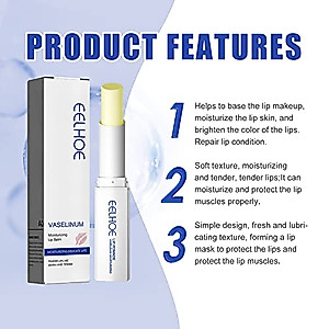 Lip Balm Clean Moisturizing Lip Balm for Chapped Cracked or Dry Lips Paraben and Silicone Free Nourishing Lip Balm Stick Antioxidant-rich Acai Extracts + Avocado Oil