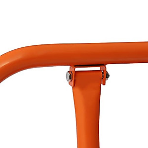 Drywall Sheet Cart, Heavy Duty Panel Dolly Cart with 4 Swivel Wheels, Handling Wall Panel, Sheetrock Sheet Panel Service Cart, Wood Panel, Rolling Dolly for Garage, Home, Warehouse (Orange, 780 lbs)