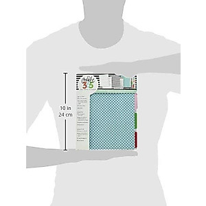 me & my BIG ideas 6 Month Calendar Extension - The Happy Planner Scrapbooking Supplies - 6 Pre-Punched Dividers - Undated Monthly & Weekly - 2 Sticker Sheets with Months and Numbers - Classic Size