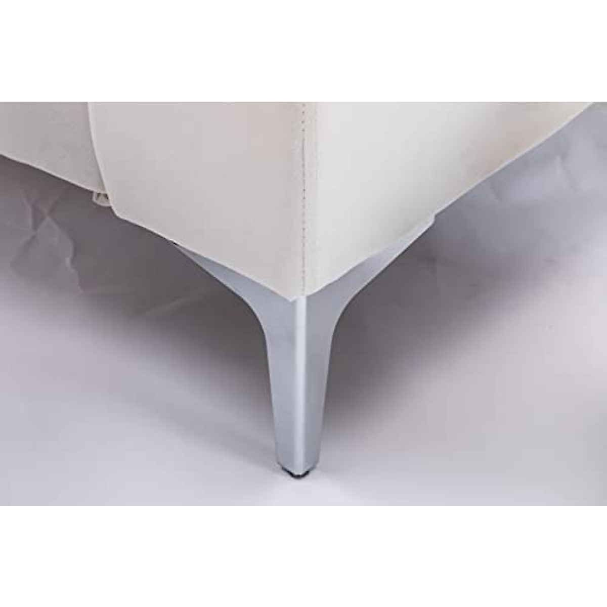 Legend Vansen Velvet Symmetrical Modular U Shaped 4 Seats Sofa Corner Curved couches Sectional, 136" Wide, Beige