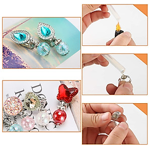 Hifot 7 Pairs Clip on Earrings Girls, No Pierced Design Earrings Dress up Pretend Princess Play Jewelry Accessories for Kids