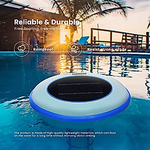 VIVOHOME Solar Pool Ionizer Chlorine-Free Sun Shock & Water Purifier Automatic Pool Cleaner Up to 35,000 Gal