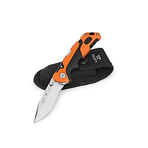 Buck Knives 661 Folding Pursuit Pro Small Hunting Knife, 3" S35VN Stainless Steel Blade, Polyester Sheath Included