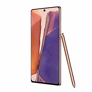 Samsung Galaxy Note 20 5G Factory Unlocked Android Cell Phone, US Version, 128GB of Storage, Mobile Gaming Smartphone, Long-Lasting Battery, Mystic Bronze, SM-N981UZNAXAA