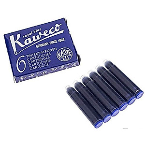 Kaweco Fountain Pen 30 ink cartridges short royal blue