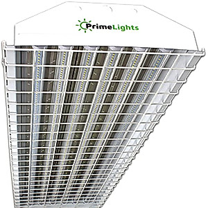 PrimeLights LED HighBay W/Protective Steel Wire Guard Mesh Cover Shatter Proof Shop Warehouse Light Fixture 17,100 Lumens