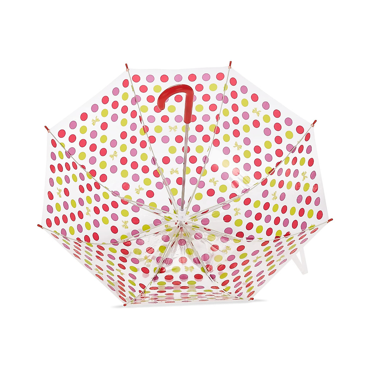 Amazon Basics Kids Clear Bubble Umbrella - Dots