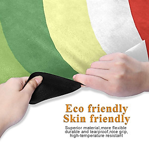 VIKKO Cute Watermelons Fruit Yoga Mat Ultra Thin Folding Mat for Exercise Fitness Pilates Stretching Meditation