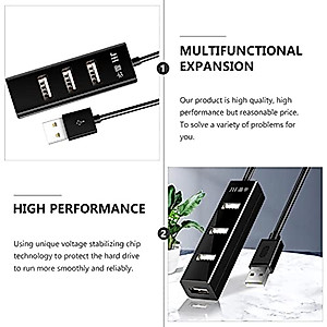 OSALADI USB Hub USB Hub USB Hub USB Hub USB Hub USB Cable High Speeds 4 Port USB 2. 0 Multi HUB Splitter Expansion Cable Adapter USB A Hub USB Cable USB Cable USB Cable USB Cable USB Cable