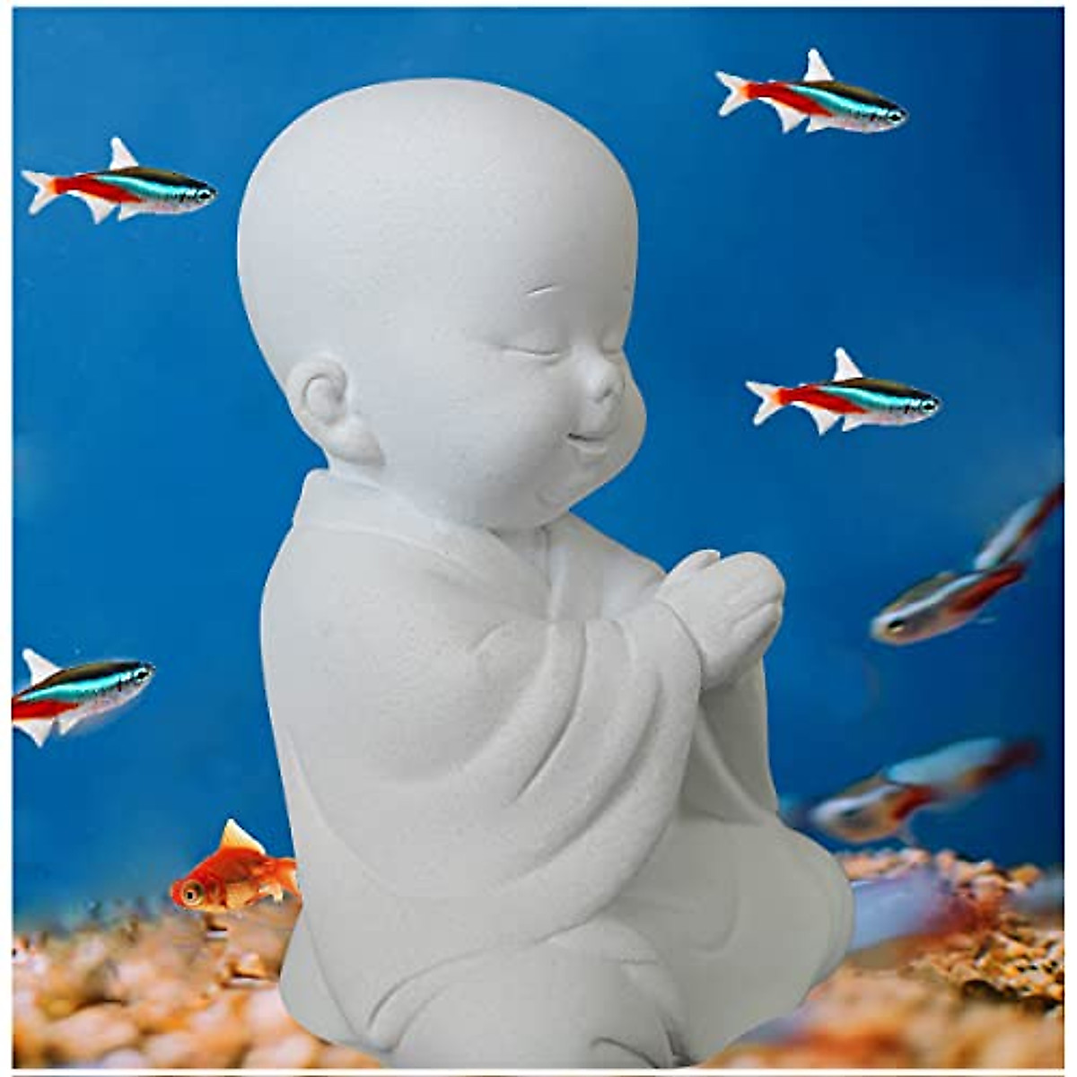 livelyfish Aquarium Decorations Asian Japanese Shinto Torii Gate Fish Tank Decorations Miniature Shrine Japan Style Ornament Underwater Landscape Decoration (S-1)