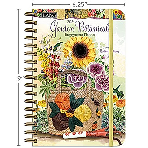 LANG Garden Botanicals 2024 Spiral Engagement Planner (24991011098)