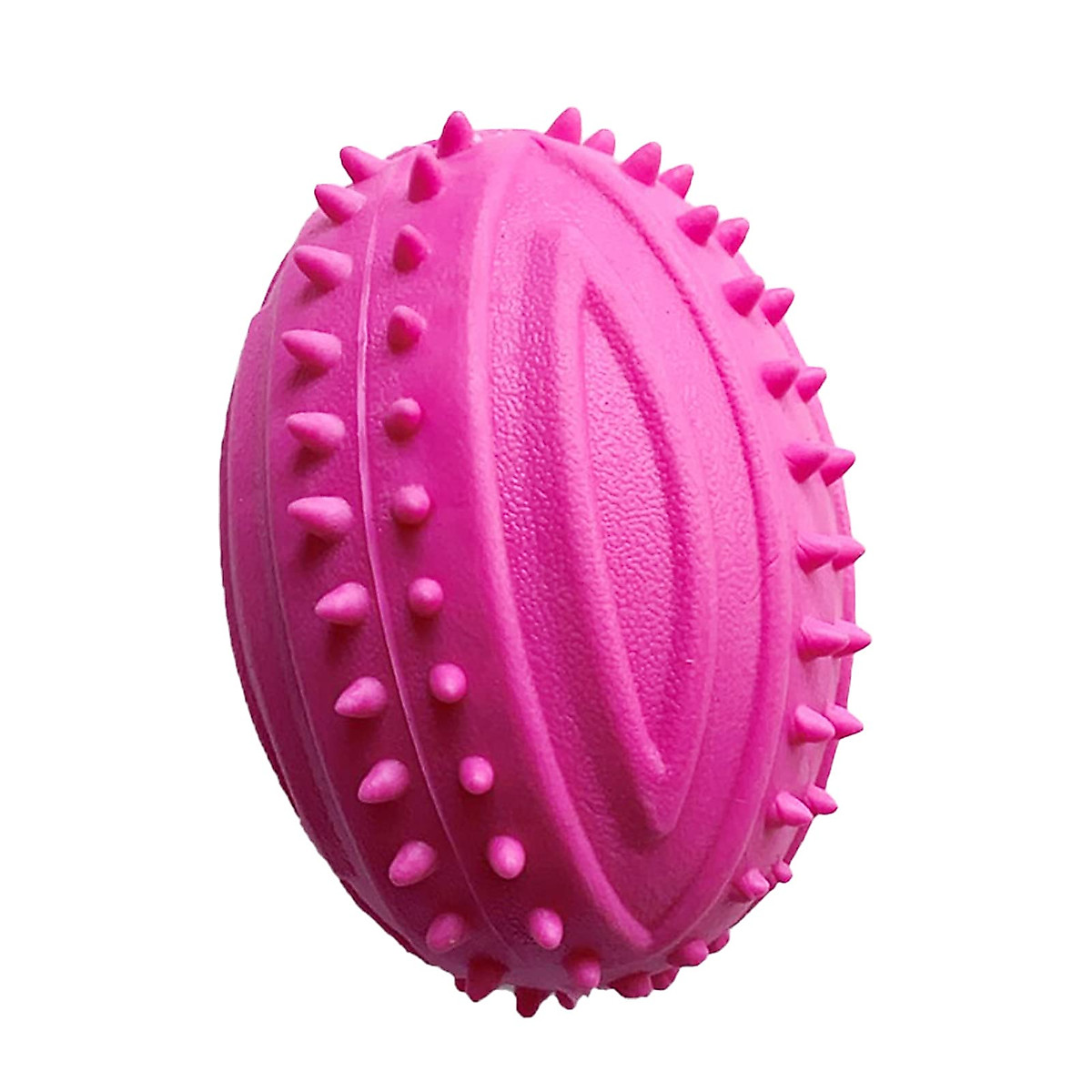 ZYLLZY Pet Rugby Balls, Bite Resistant Teeth Grinding TPR Interactive Dog Chewing Toy, Dog Rugby Balls Toy for Puppy Small Medium Large Pets