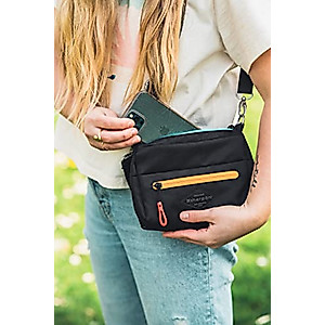 Sherpani Skye, Small Crossbody Purse, Nylon Crossbody Bag, Lightweight Cross Body Bag, Shoulder Bag, Purses for Women, RFID Protection (Chromatic)