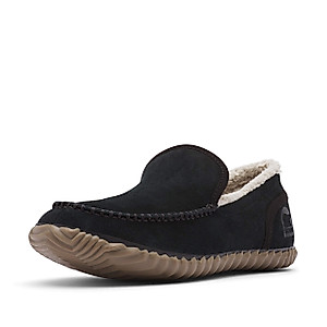 Sorel Men's Dude Moc Slipper, Black, 11