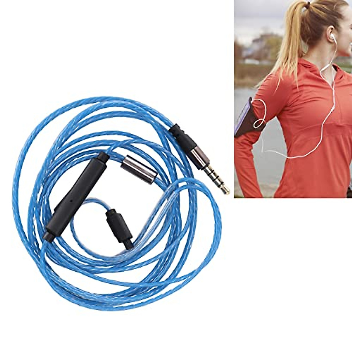 Hilitand Replacement Earphone 3.5mm Plug Audio Cable for ATH‑IM01 IM02 IM03 IM04 IM50 IM70 Headphone