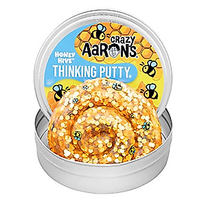 Crazy Aaron's Trendsetters Putty Playset - Honey Hive - Clear Putty with Hidden Pieces - Non-Toxic, Never Dries Out