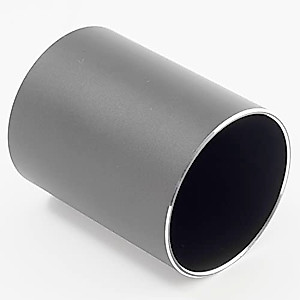 Pen holder, aluminum alloy waterproof pen holder, desktop simple and modern minimalist, multifunctional office supplies for families, kids and schools Grey