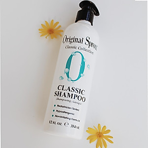 Original Sprout Classic Shampoo for All Hair Types, Sulfate Free and Vegan Shampoo, 12 oz. Bottle