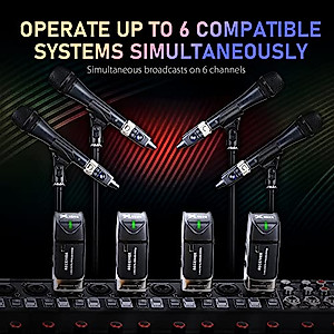 Xvive U3 Wireless Microphone System 2.4GHz Wireless XLR Transmitter and Receiver for Dynamic Microphone, Audio Mixer, PA System