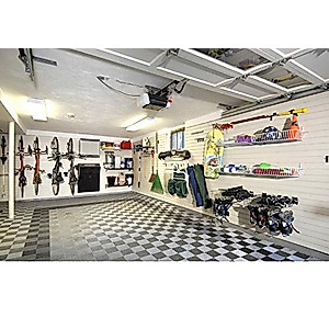 OOOLED 4FT Linkable LED Shop Light for garages,42W 4800LM 5000K Daylight White,LED Ceiling Light, with Pull Chain (ON/Off),Linear Worklight Fixture with Plug,5-Year-Warranty,5000k 4PK