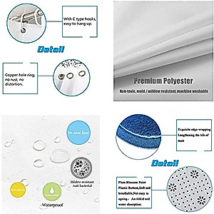 Super Mario Bathroom 4 Pieces Set Shower Curtain, Toilet Lid Cover and Bath Mat, Non-Slip Rugs, Durable and Waterproof, for Bathroom Decor Set, 72" x 72"