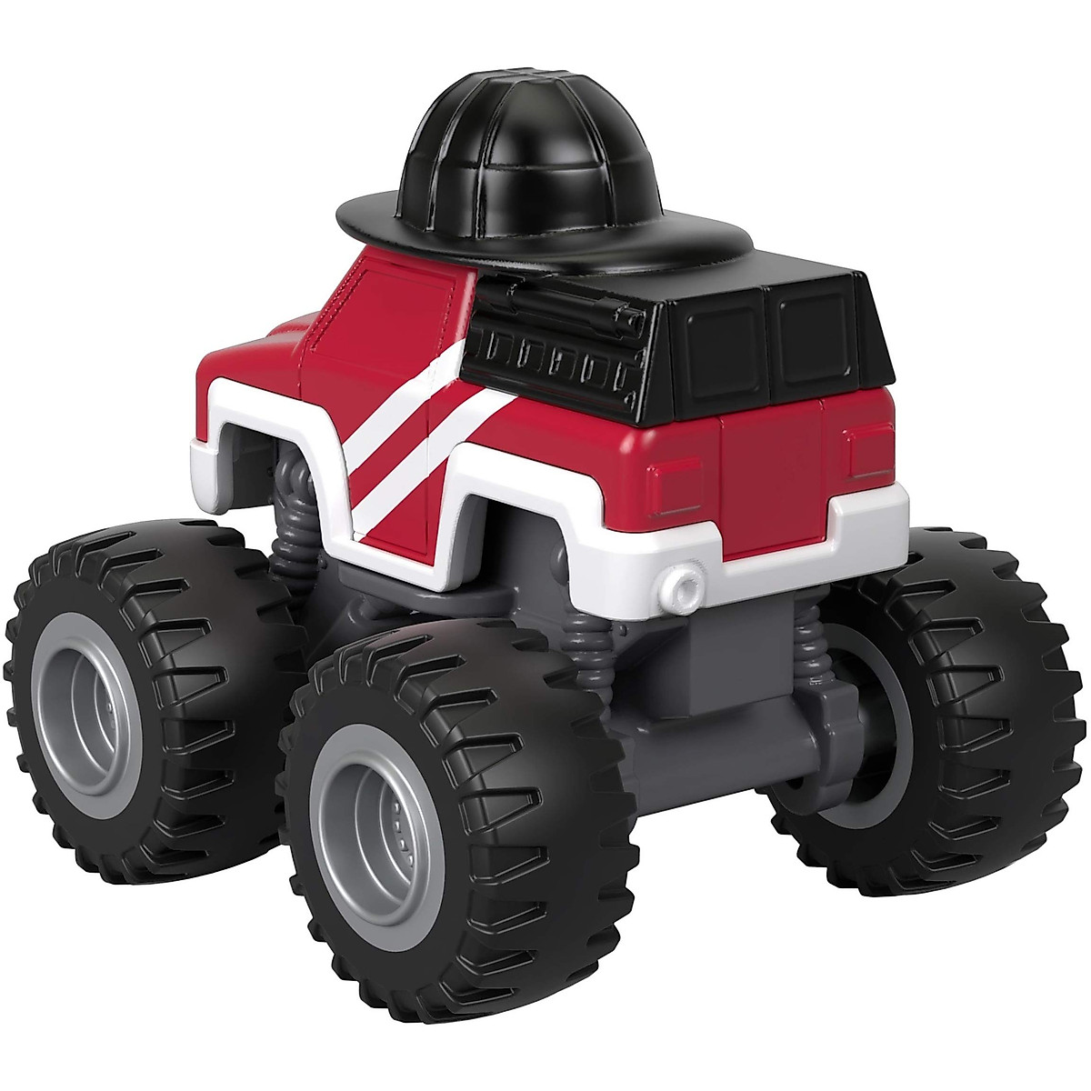 Fire Rescue Firefighter is a freewheeling collectable Blaze and the Monster Machines vehicle with die-cast body, thick racing tires, and metal axles for fast-rolling speed!