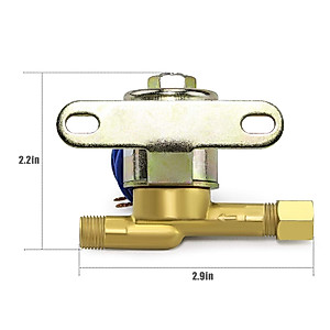 Humidifier Water Solenoid Valve 4040, Exact for Aprilaire Valve 400 500 600 700 220 224 Part#B2015-S85,B2017-S85 | 24 Volts | 2.3 Watts | 60 HZ-Blue by TOMOON