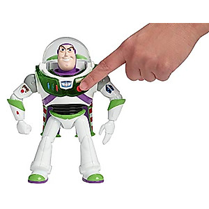 Disney Pixar Toy Story 4 Blast-Off Buzz Lightyear Figure, 7 in / 17.78 cm-Tall, with Lights, Phrases, Sounds and Pop-Out Wings, Gift for Kids 3 Years and Older [Amazon Exclusive]