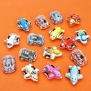 ONEST 60 Pieces Mini Pull Back Cars Airplanes Toy Cars Small Racing Airplane Car Party Favors Carnival Prizes Classroom Rewards Pinata Stocking Goodie Bag Stuffers Birthday Toys for Girls Boys Toddler
