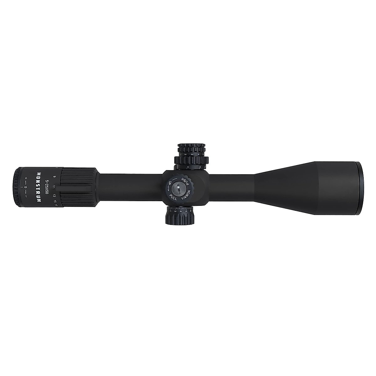 Monstrum G3 5-25x50 First Focal Plane FFP Rifle Scope with Illuminated MOA Reticle | ME308 Extended Series Offset Scope Mount | Bundle